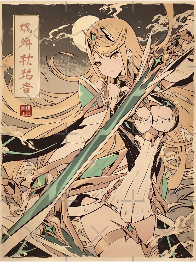 "Traditional Mythra" Poster for Sale by SchellStation | Redbubble