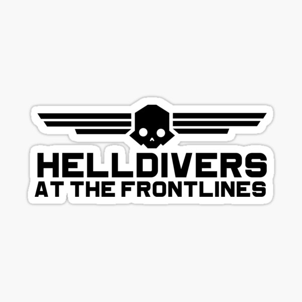 "Helldivers at the Frontlines Helldivers" Sticker for Sale by Melofen ...