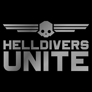 "Helldivers Unite Gradient Helldivers" Sticker for Sale by Melofen | Redbubble