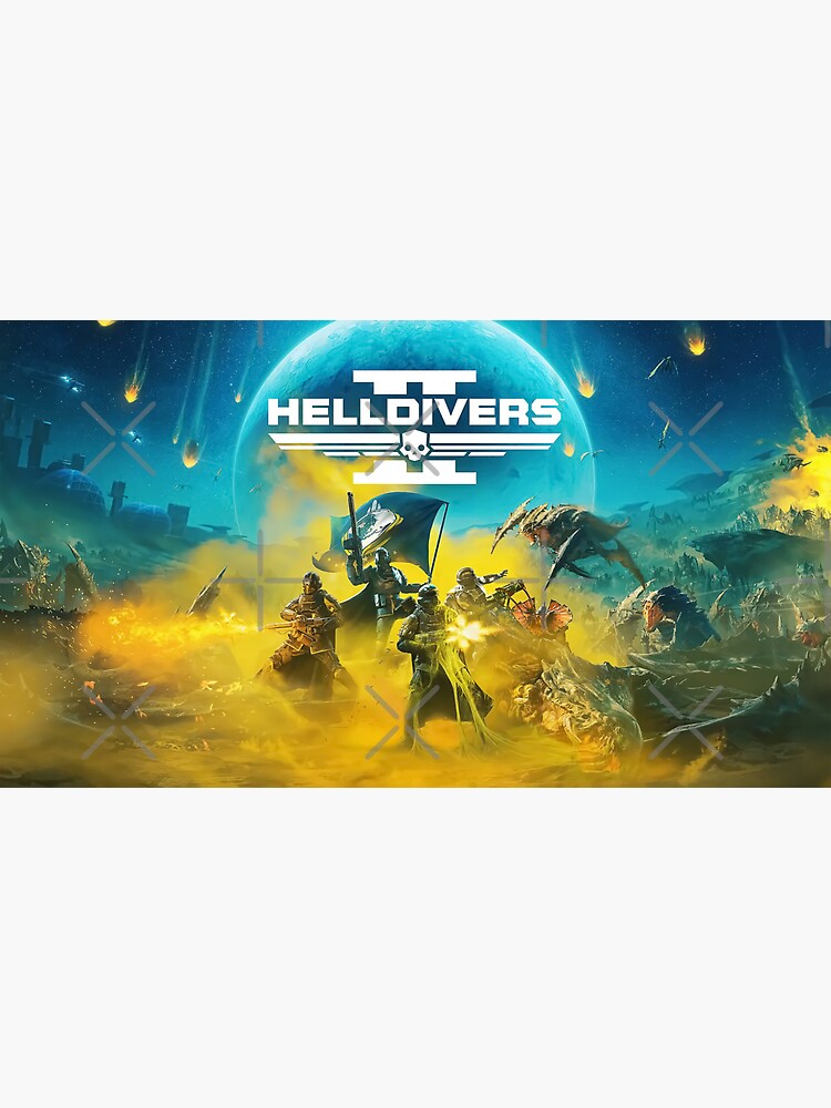 "HELLDIVERS 2, HELLDIVERS" Sticker for Sale by hilda335 | Redbubble