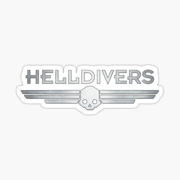 "Helldivers " Sticker for Sale by kadirtaskaya | Redbubble