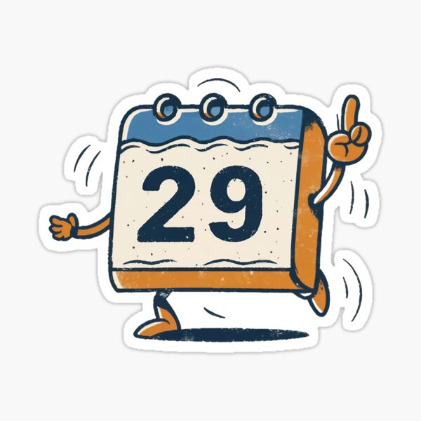 "Leap Year Leap Day" Sticker for Sale by MindFrank | Redbubble
