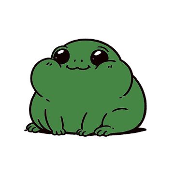 "Fat Frog" Sticker for Sale by YuckUncky | Redbubble
