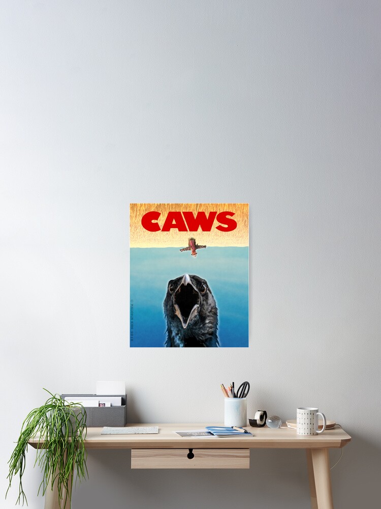 "CAWS" Poster for Sale by Malcolm Kirk | Redbubble