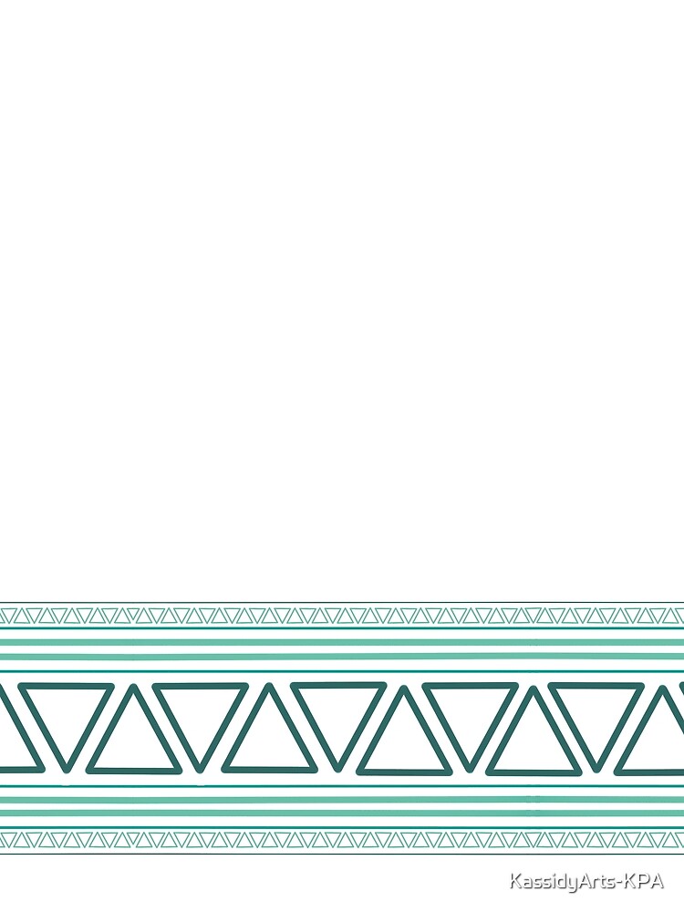 "Blue Triangle Pattern" T-shirt for Sale by KassidyArts-KPA | Redbubble ...