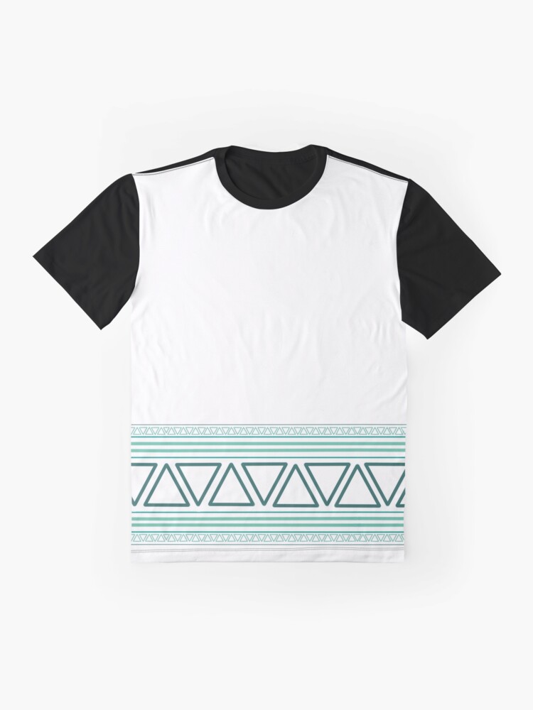 "Blue Triangle Pattern" T-shirt for Sale by KassidyArts-KPA | Redbubble ...