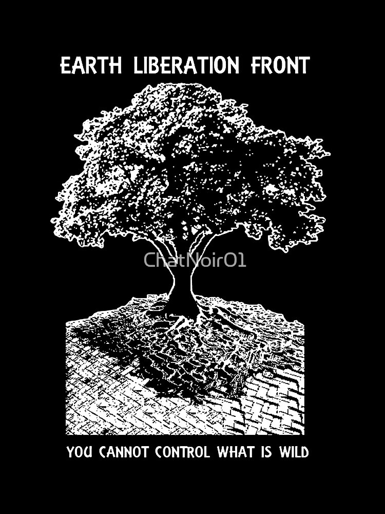 "Earth Liberation Front" Drawstring Bag for Sale by ChatNoir01 | Redbubble