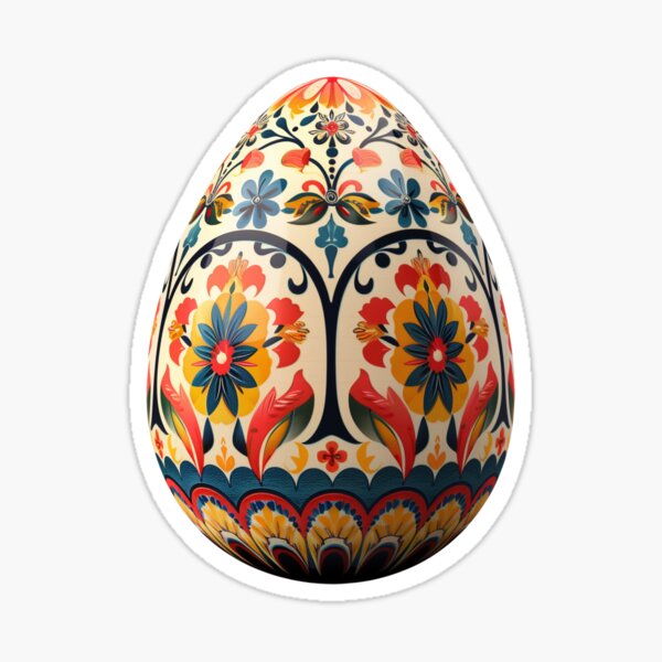 "Ukrainian Easter Eggs Ukraine Pysanky" Sticker for Sale by ...