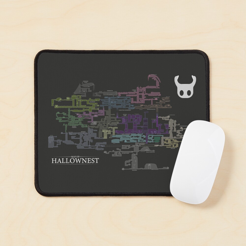 "HALLOWNEST MAP - Hollow Knight map" Poster by Necronder | Redbubble