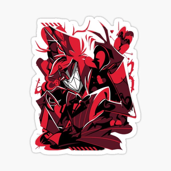 "Hazbin Hotel - Alastor" Sticker for Sale by natalies-tees | Redbubble