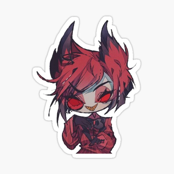 "Hazbin Hotel - Alastor" Sticker for Sale by Thumbo-ArtBumbo | Redbubble