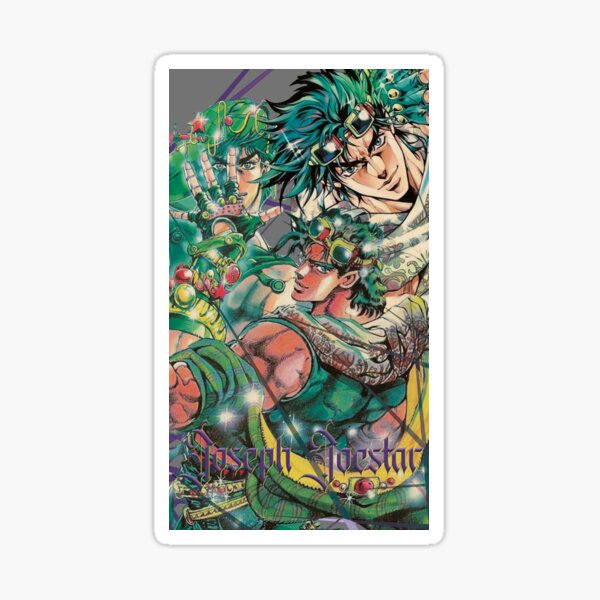 "Joseph Joestar - JOJO" Sticker by Mariaj0ta | Redbubble
