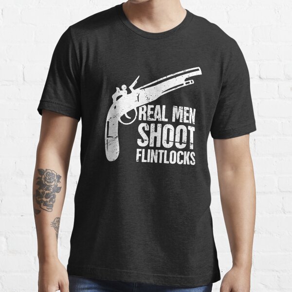 "Gift For Flintlock Rifle History Gun Collector" T-shirt for Sale by ...