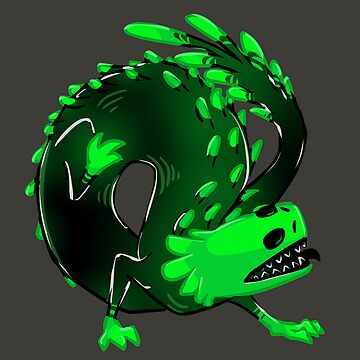 "Rainworld Green Lizard" Sticker for Sale by Jackie Bonnema | Redbubble