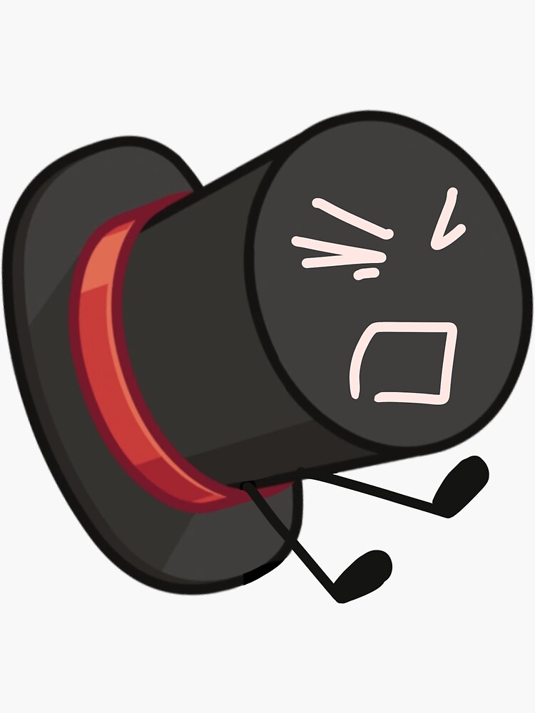 "Tophat : ANGRY" Sticker for Sale by CALAMITYCOVE | Redbubble