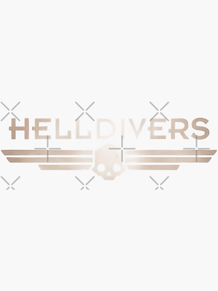 "Helldivers Logo" Sticker for Sale by lyusxzn | Redbubble