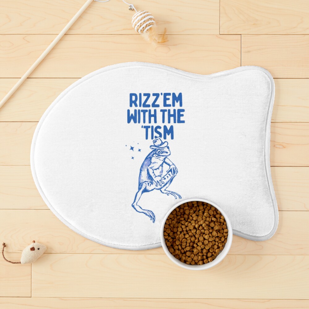 "Funny Rizz Em with The Tism Meme Autistic Frog" Sticker for Sale by ...