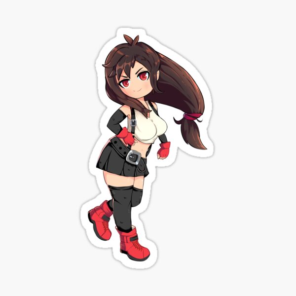 "Chibi Tifa Final Fantasy VII Rebirth" Sticker for Sale by Sephira91 ...