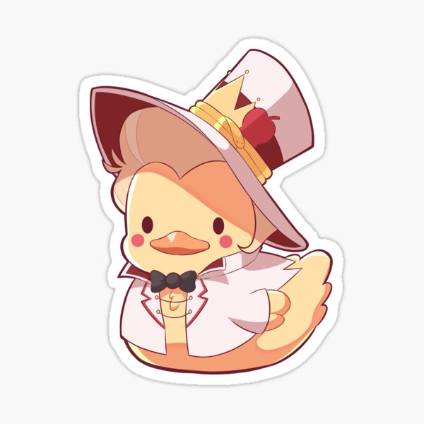 "Duckling Lucifer" Sticker for Sale by Paula Stark | Redbubble