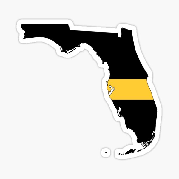 "Florida state outline 911 Dispatcher Emergency Telecommunications Thin ...