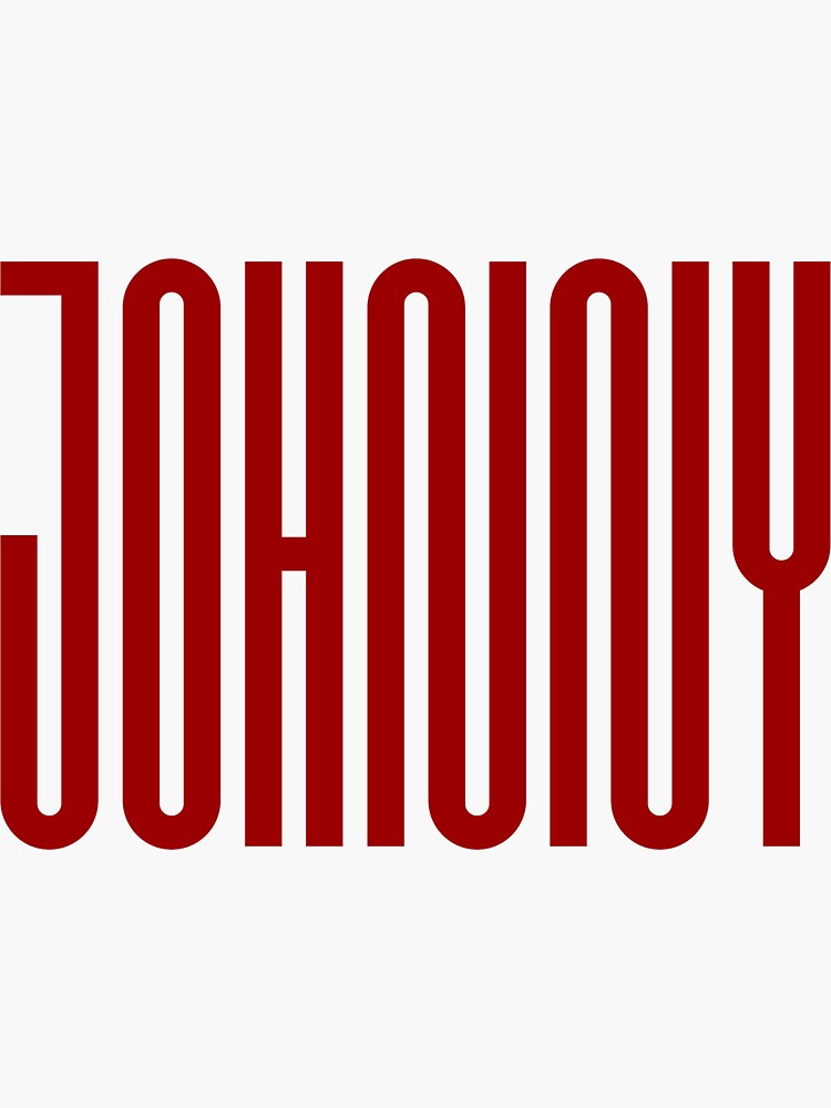 "NCT Kpop Johnny Logo" Sticker by bloomamethyst | Redbubble