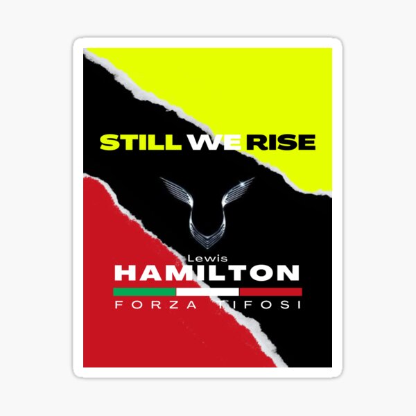 "Lewis Hamilton Ferrari" Sticker by ZaysForArt | Redbubble