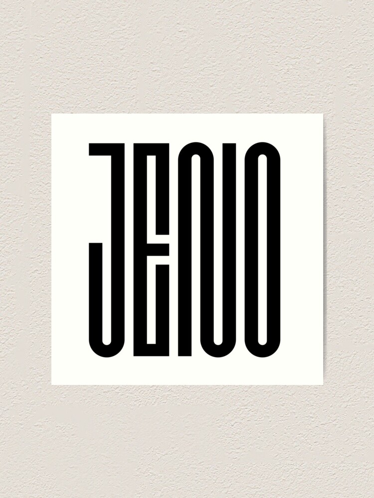 "NCT Kpop Jeno Logo " Art Print by bloomamethyst | Redbubble