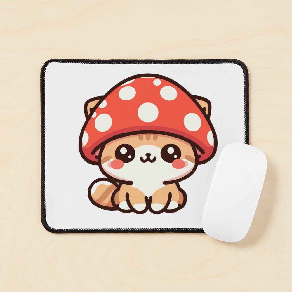 "Cat Mushroom Cute Kitty" Sticker for Sale by Delidream | Redbubble