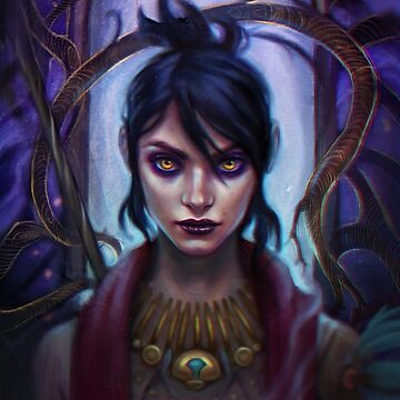 "Morrigan" Sticker for Sale by Tamar V. | Redbubble