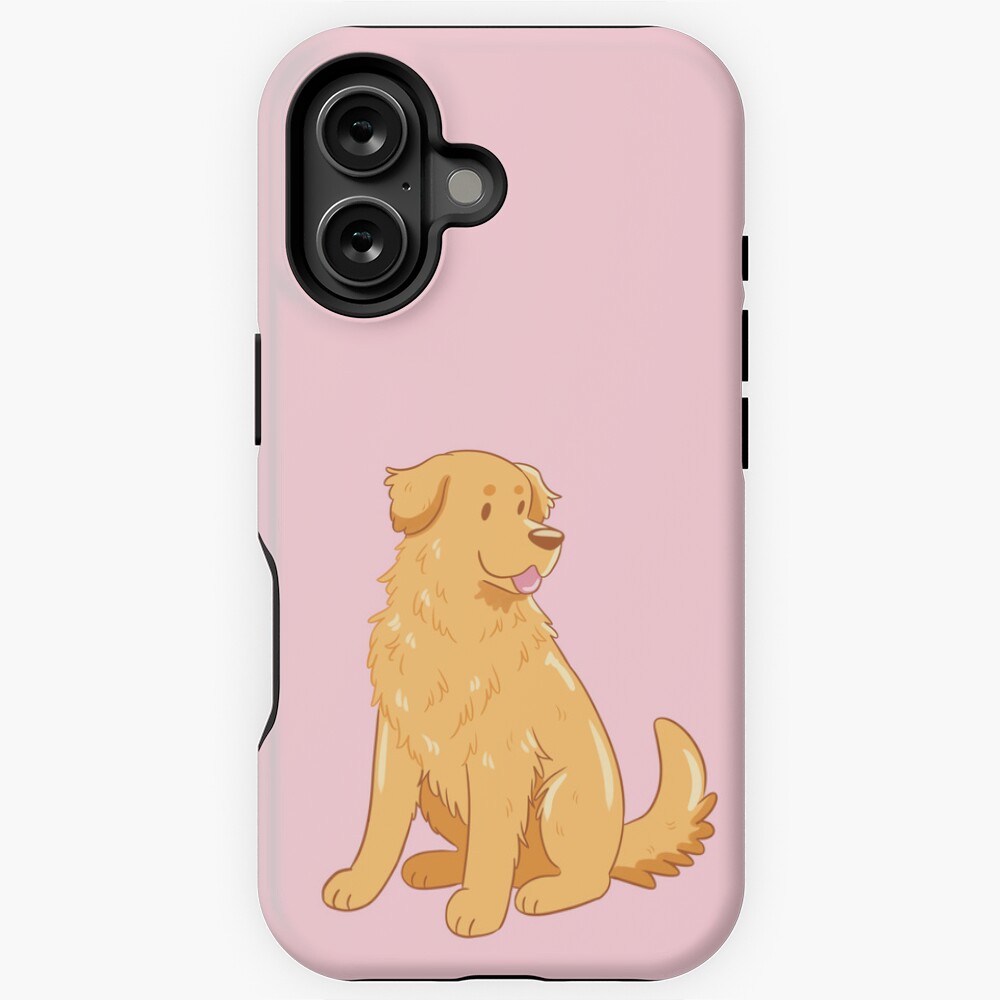 "Cute golden retriever dog art" Sticker for Sale by YaraCuteArt | Redbubble