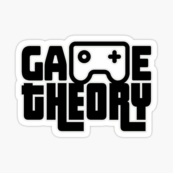 "Game Theory - Just Theory" Sticker for Sale by RSRS Shop | Redbubble