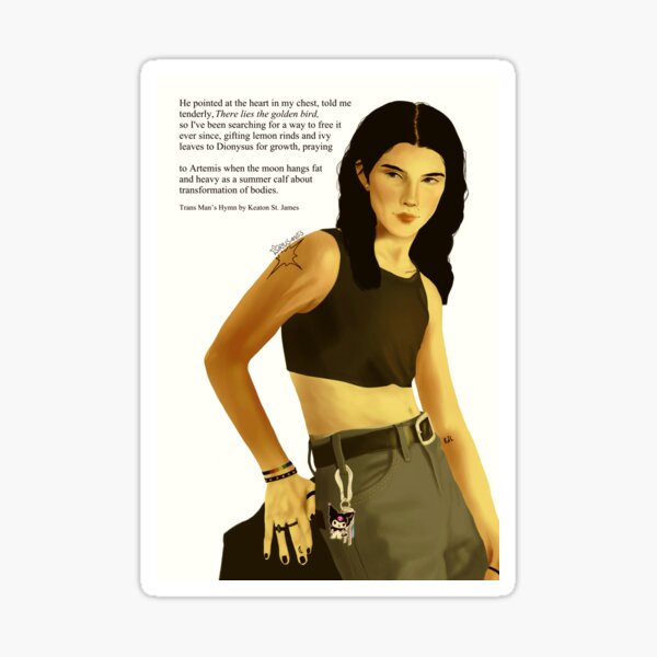 "Trans Pride Sirius" Sticker for Sale by siriusbff | Redbubble