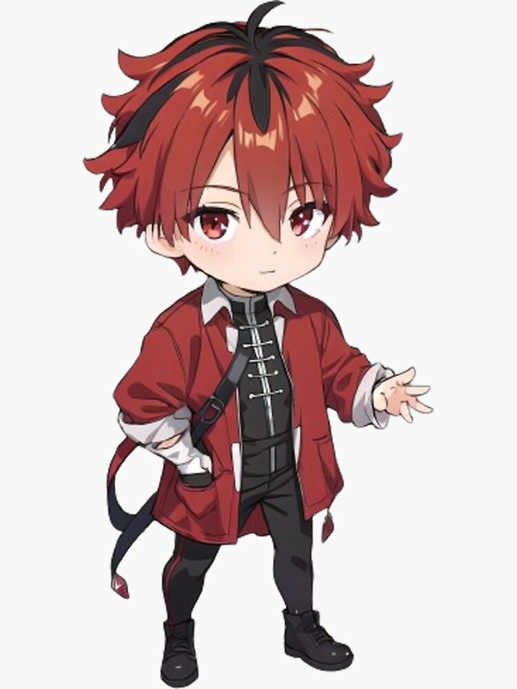 "Frieren: Beyond Journey's End | Chibi Stark" Sticker by SubtleDesings ...