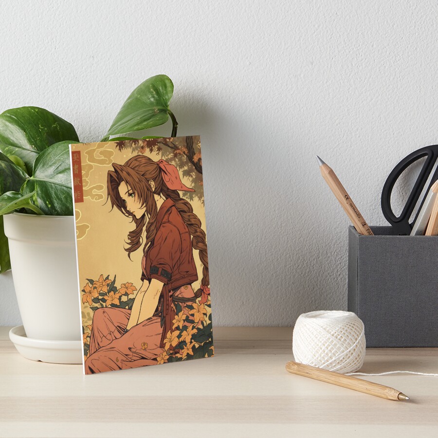 "Traditional Aerith" Poster for Sale by SchellStation | Redbubble