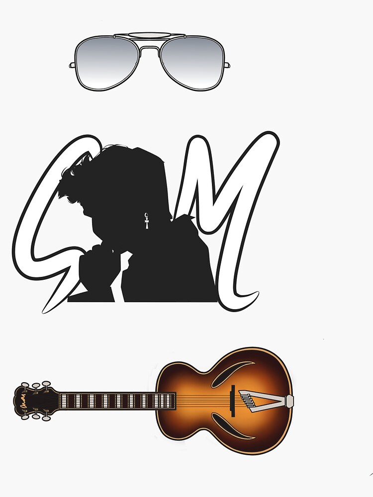 "A Tribute to George Michael" Sticker for Sale by jinkbox | Redbubble