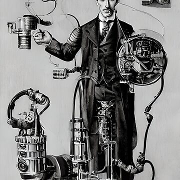 "Nikola Tesla #72 Great Inventions" Sticker for Sale by BiofieldExpert ...