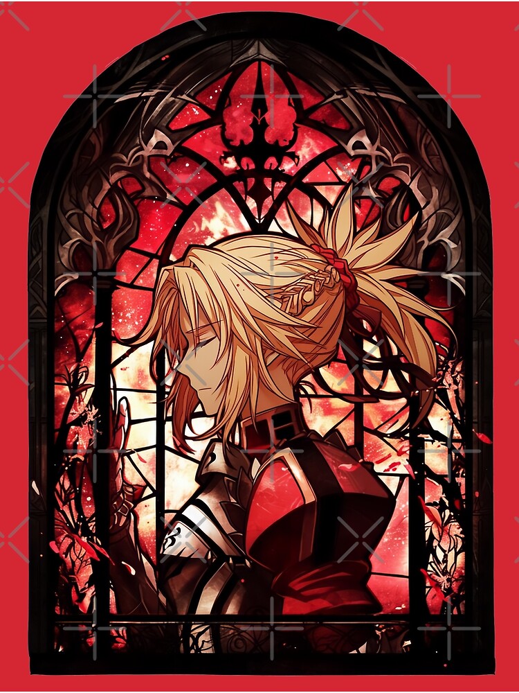 "Stained Glass Mordred" Poster for Sale by SchellStation | Redbubble