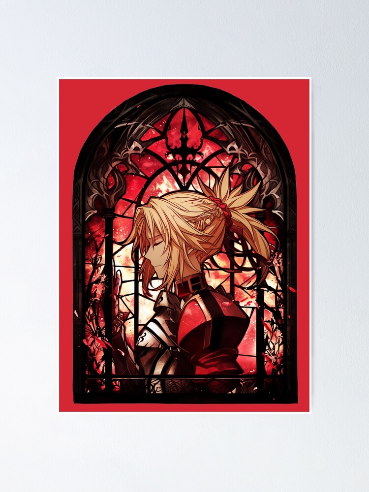 "Stained Glass Mordred" Poster for Sale by SchellStation | Redbubble