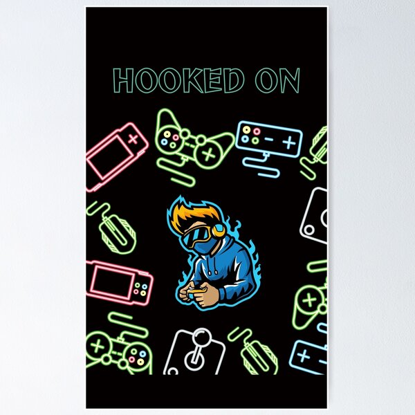 "Hooked on" Poster for Sale by Jagensam | Redbubble