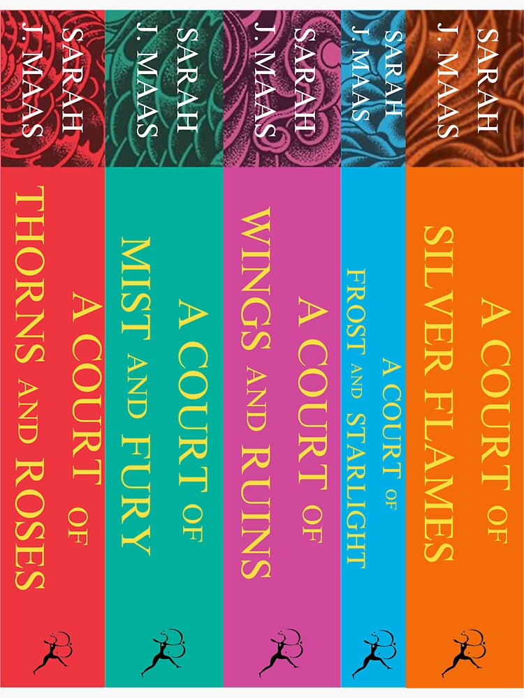 "ACOTAR Series Book Stack Sticker" Sticker for Sale by kblair1121 ...