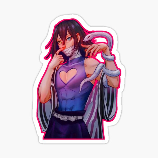 "Obanai " Sticker for Sale by Aiyinyangart | Redbubble