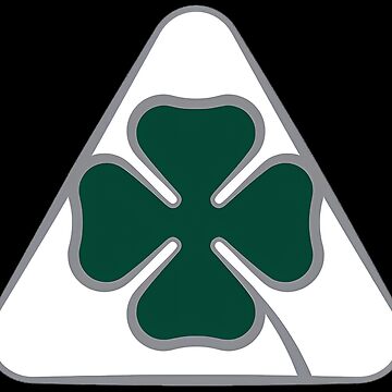 "Quadrifoglio" Sticker for Sale by Scrumptious Designs | Redbubble