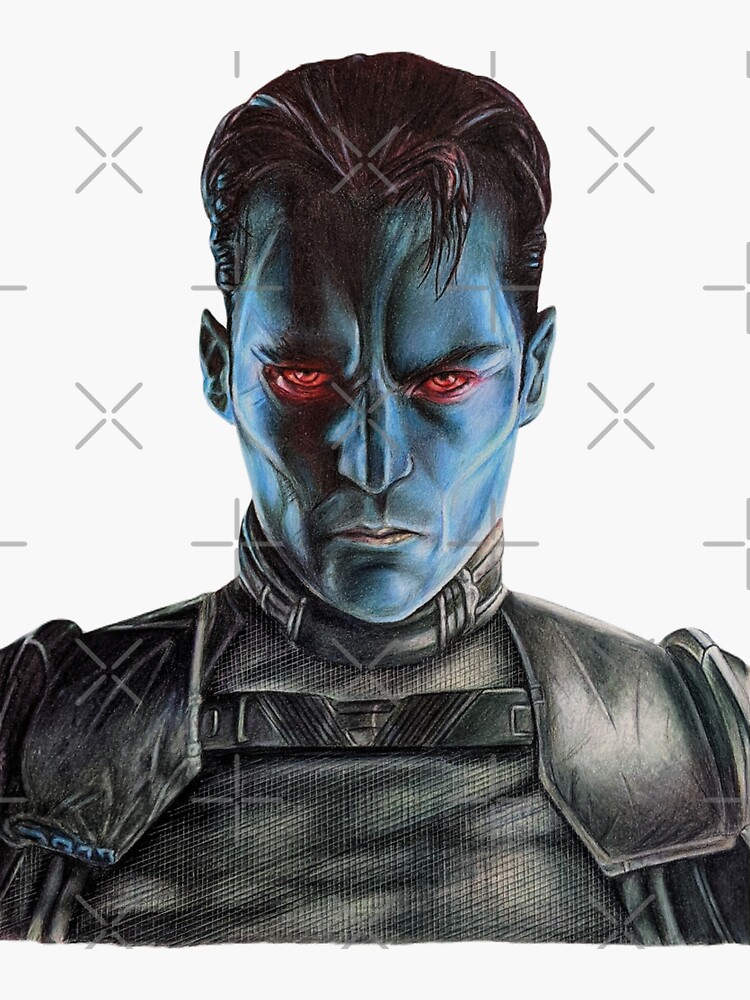 "The Admiral" Sticker for Sale by art-by-maria33 | Redbubble