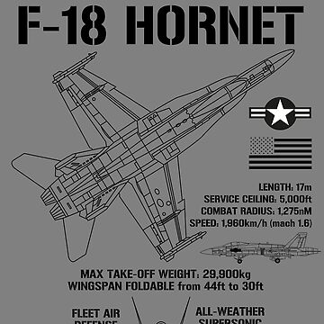 "F-18 Hornet Fighter Jet Specs Military Airplane F18 Hornet Gear ...