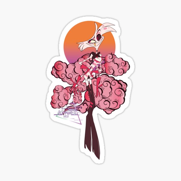 "Angel Dust Spider Retro - Hazbin Hotel" Sticker for Sale by ...