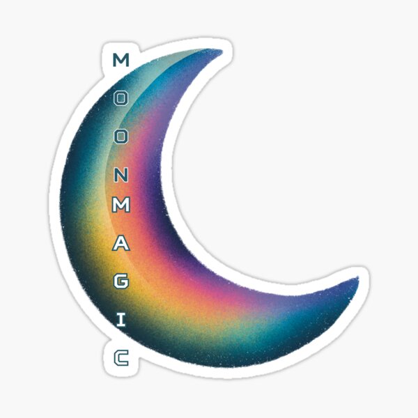 "Moon Magic" Sticker for Sale by karabullock | Redbubble