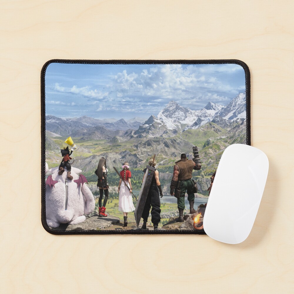 "Cloud, Aerith, Tifa, Barret, Red XIII, Cid, Yuffie, Vincent, Cait Sith ...