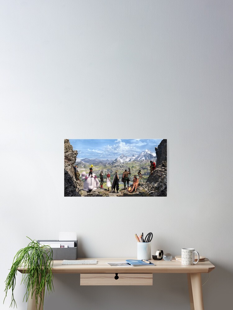 "Cloud, Aerith, Tifa, Barret, Red XIII, Cid, Yuffie, Vincent, Cait Sith ...