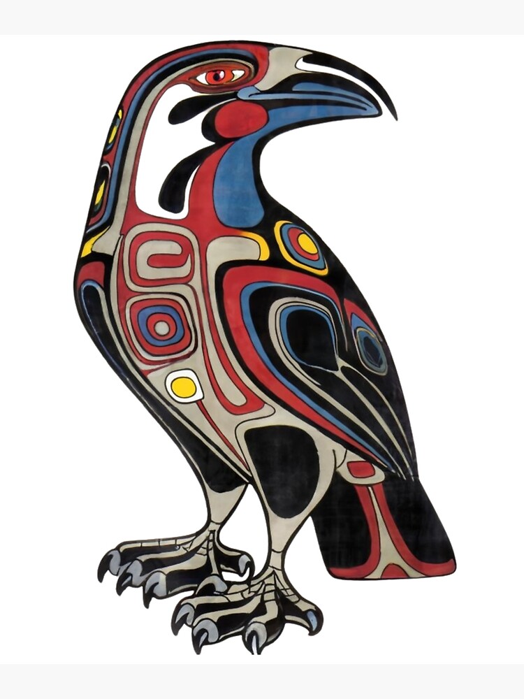 how to draw a haida raven