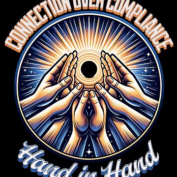 "Connection Over Compliance" Sticker for Sale by JansenGS | Redbubble